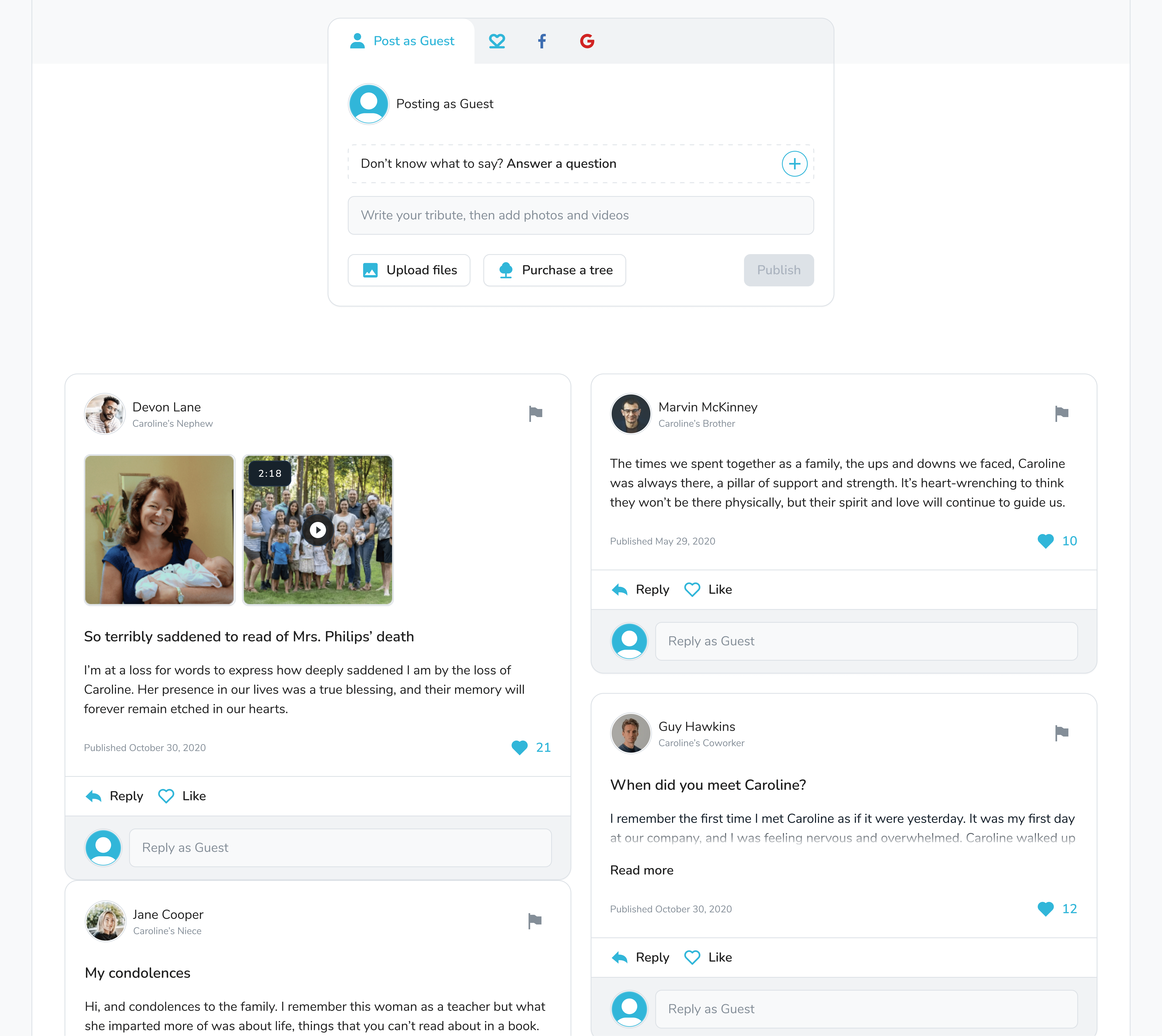 How do Online Memorials Work? | Learn How Keeper Memorials Work